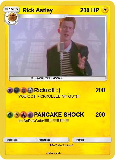 Pokémon Rick Astley 531 531 - Rickroll ;) - My Pokemon Card