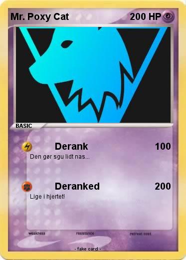 Pokémon Mr Poxy Cat - Derank - My Pokemon Card