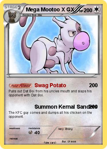 Pokémon Mega Mootoo X GX - Swag Potato - My Pokemon Card