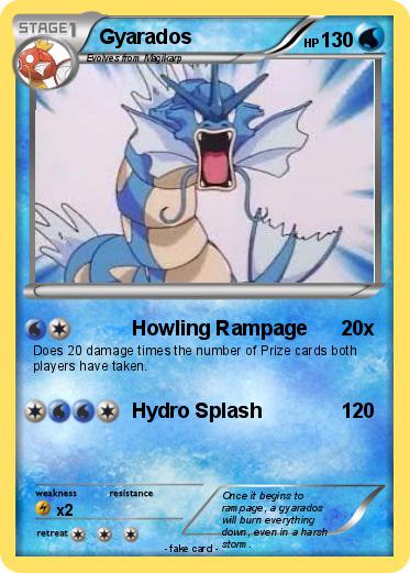 Pokémon Gyarados 541 541 - Howling Rampage - My Pokemon Card