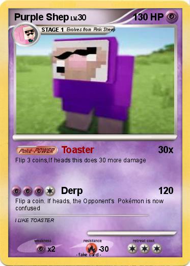 Pokémon Purple Shep 146 146 - Toaster - My Pokemon Card