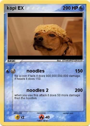 Pokémon kopi EX 1 1 - noodles - My Pokemon Card