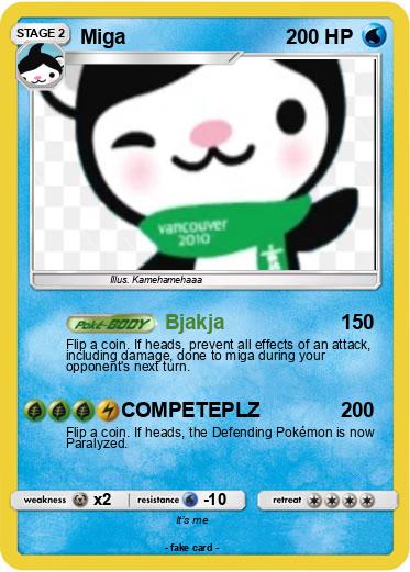Pokémon Miga 13 13 - Bjakja - My Pokemon Card