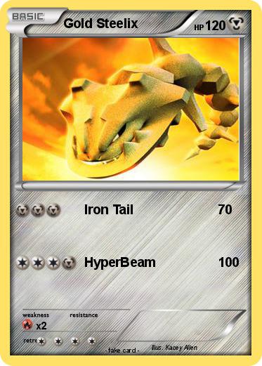Pokémon Gold Steelix 1 1 - Iron Tail - My Pokemon Card