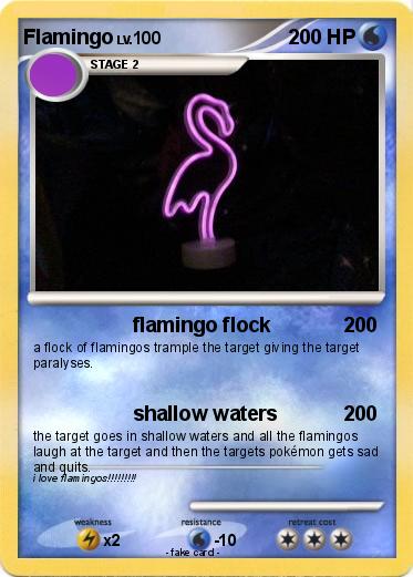 Pokémon Flamingo 73 73 - flamingo flock - My Pokemon Card