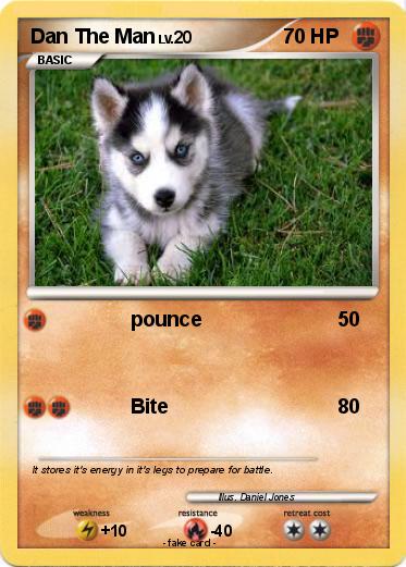 Pokémon Dan The Man 8 8 - pounce - My Pokemon Card