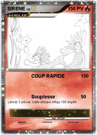 Pokémon SIRENE 38 38 - COUP RAPIDE - Ma carte Pokémon