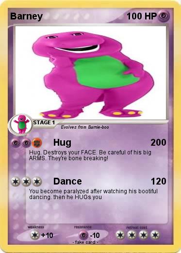 Pokémon Barney 800 800 - Hug - My Pokemon Card