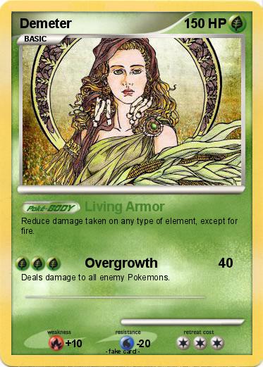 Pokémon Demeter 29 29 - Living Armor - My Pokemon Card