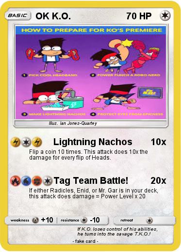 Pokémon OK K O - Lightning Nachos - My Pokemon Card