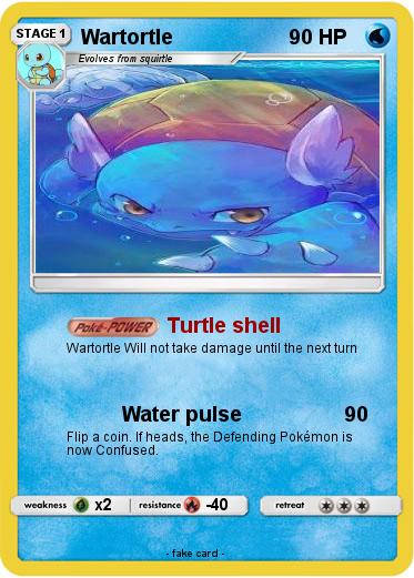 Pokémon Wartortle 426 426 - Turtle shell - My Pokemon Card