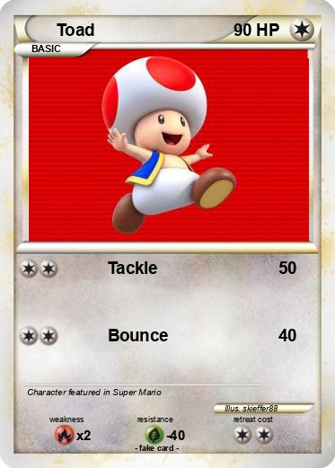 Pokémon Toad 1379 1379 - Tackle - My Pokemon Card