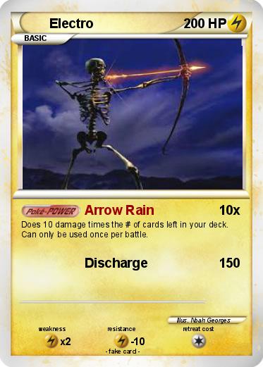 Pokémon Electro 554 554 - Arrow Rain - My Pokemon Card
