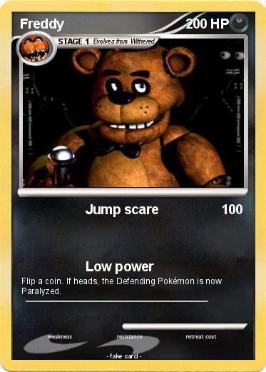 Pokémon Freddy 2138 2138 - Jump scare - My Pokemon Card