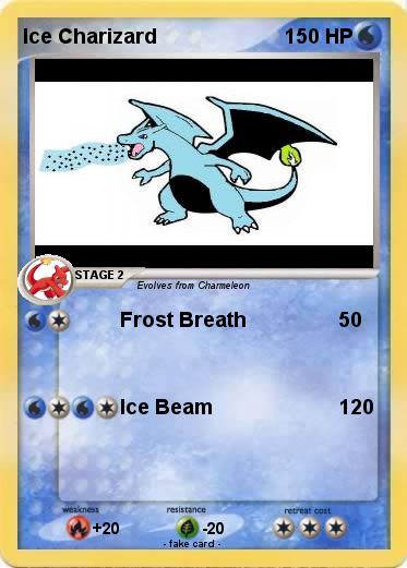 Pokémon Ice Charizard 11 11 - Frost Breath - My Pokemon Card