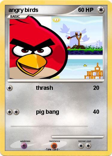 Pokémon angry birds 340 340 - thrash - My Pokemon Card