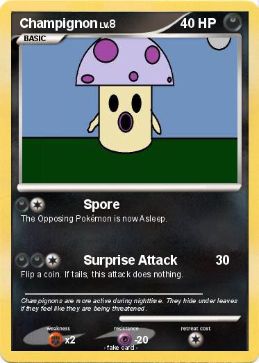 Pokémon Champignon 142 142 - Spore - My Pokemon Card