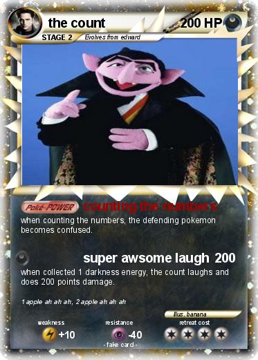 Pokémon the count 1 1 - counting the numbers - My Pokemon Card