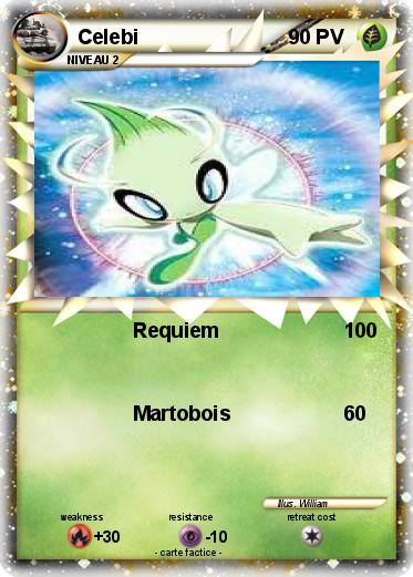 Pokémon Celebi 1491 1491 - Requiem - Ma carte Pokémon