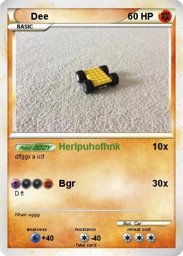 Pokémon Dee 72 72 - Herlpuhofhnk - My Pokemon Card