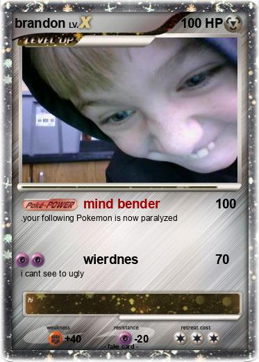 Pokémon brandon 664 664 - mind bender - My Pokemon Card