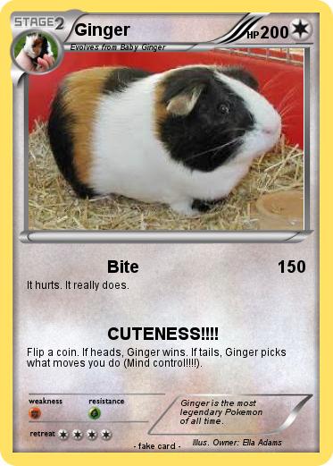 Pokémon Ginger 397 397 - Bite - My Pokemon Card