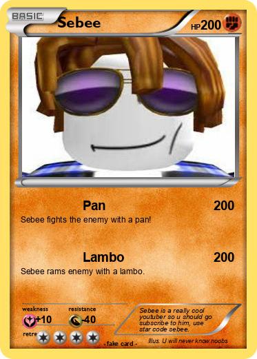 Pokémon Sebee 33 33 - Pan - My Pokemon Card
