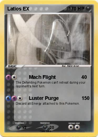 Pokémon Latios EX 82 82 - Mach Flight - My Pokemon Card