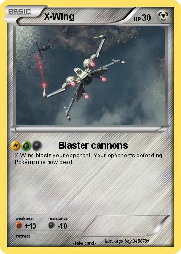 Pokémon X Wing 46 46 - Blaster cannons - My Pokemon Card
