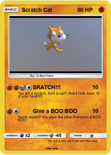 Pokémon Scratch Cat 55 55 - SRATCH!!! - My Pokemon Card