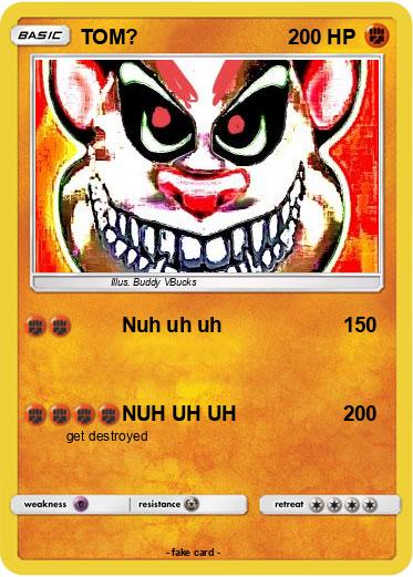 Pokémon TOM 2236 2236 - Nuh uh uh - My Pokemon Card