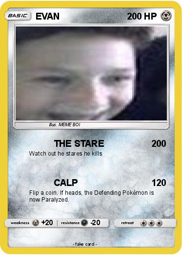 Pokémon EVAN 727 727 - THE STARE - My Pokemon Card