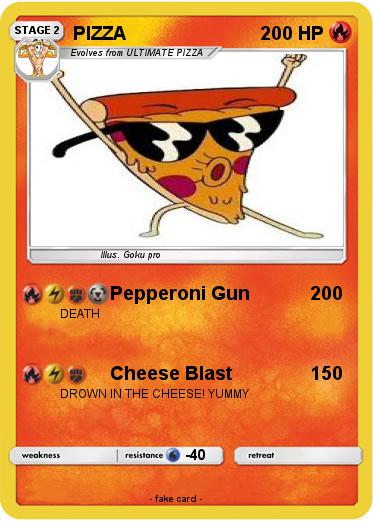 Pokémon PIZZA 820 820 - Pepperoni Gun - My Pokemon Card