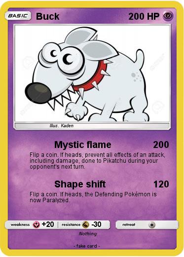 Pokémon Buck 142 142 - Mystic flame - My Pokemon Card