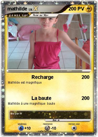 Pokémon mathilde 75 75 - Recharge - Ma carte Pokémon