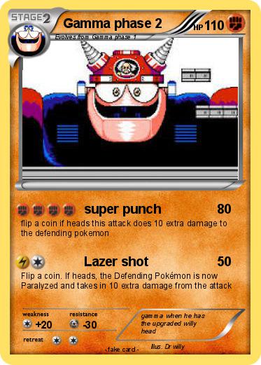 Pokémon Gamma phase 2 2 - super punch - My Pokemon Card