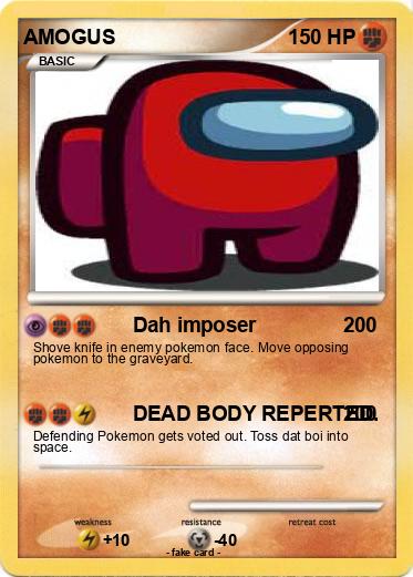 Pokémon AMOGUS 562 562 - Dah imposer - My Pokemon Card