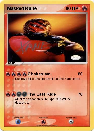 Pokémon Masked Kane - Chokeslam - My Pokemon Card