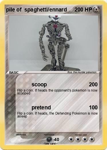 Pokémon pile of spaghetti ennard - scoop - My Pokemon Card