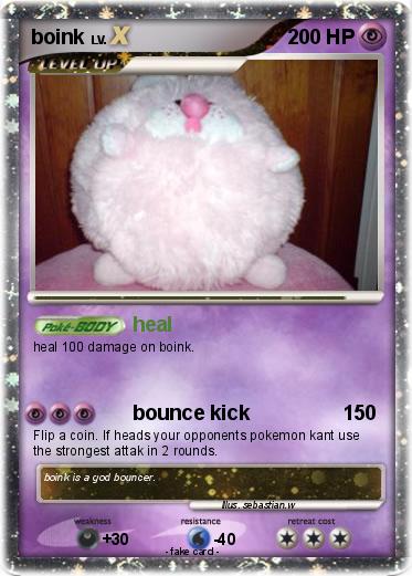 Pokémon boink - heal - My Pokemon Card