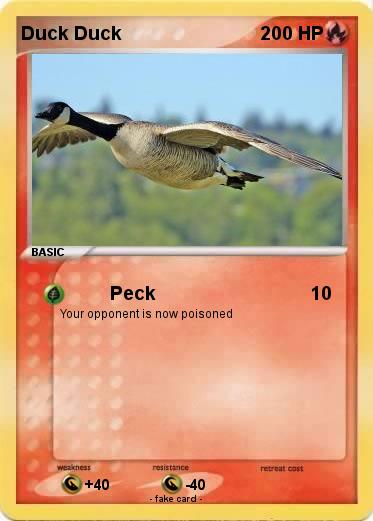 Pokémon Duck Duck 4 4 - Peck - My Pokemon Card