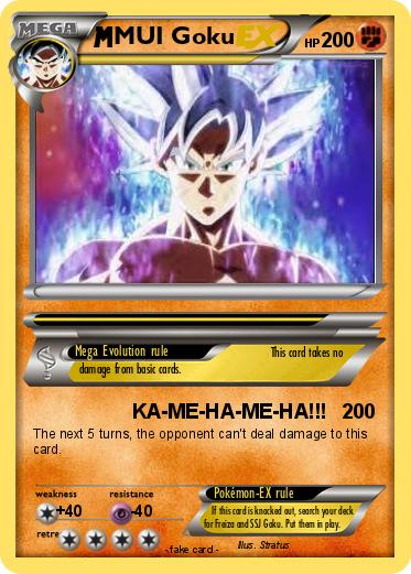 Pokémon MUI Goku 38 38 - KA-ME-HA-ME-HA!!! - My Pokemon Card