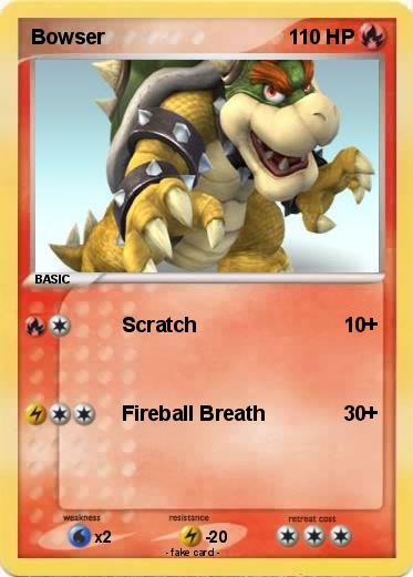 Pokémon Bowser 3716 3716 - Scratch - My Pokemon Card