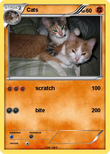 Pokémon Cats 105 105 - scratch - My Pokemon Card