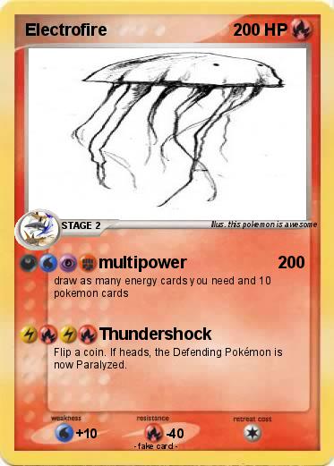 Pokémon Electrofire 1 1 - multipower - My Pokemon Card