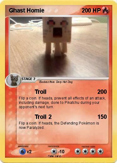 Pokémon Ghast Homie - Troll - My Pokemon Card