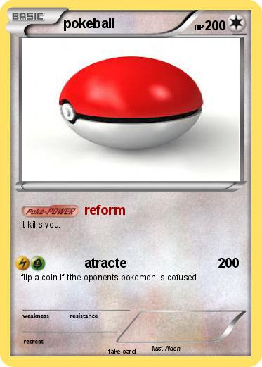 Pokémon pokeball 371 371 - reform - My Pokemon Card