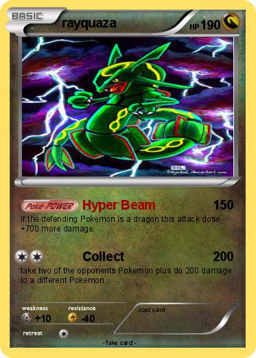 Pokémon rayquaza 6425 6425 - Hyper Beam - My Pokemon Card