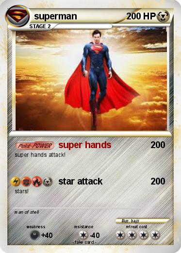 Pokémon superman 430 430 - super hands - My Pokemon Card