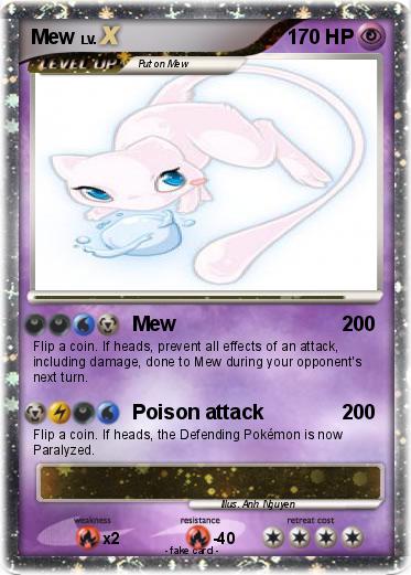 Pokémon Mew 6777 6777 - Mew - My Pokemon Card